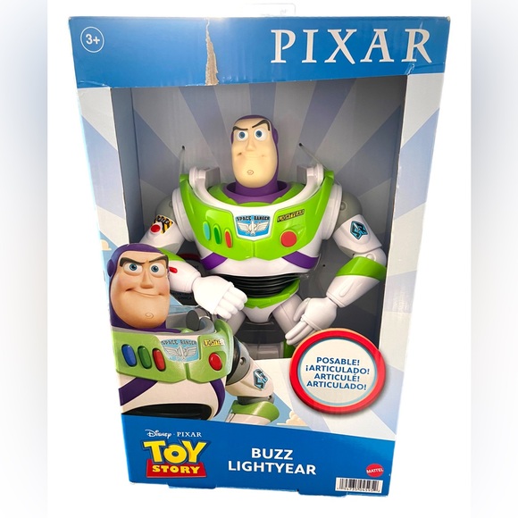 Disney | Toys | Disney Pixar Toy Story Large Posable Buzz Lightyear ...